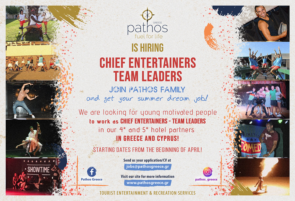 CHIEF ENTERTAINERS – TEAM LEADERS - ENTERTAINERS - TOURIST ...